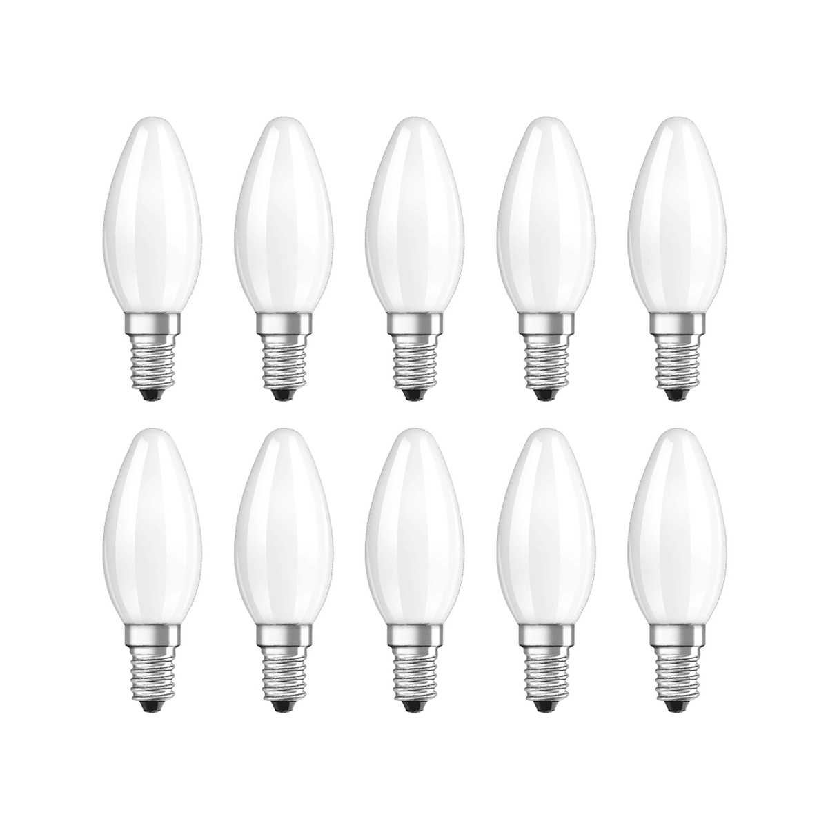 Osram LED Retrofit Classic B Frosted Mini Candle Shape E14 Lamp 4W War