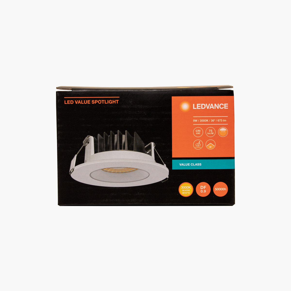 Ledvance LED Spot Light 9W Warm White 3000K Dimmable