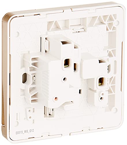 Schneider Electric E8315_WG_G12 AvatarOn Gold - Single switched socket