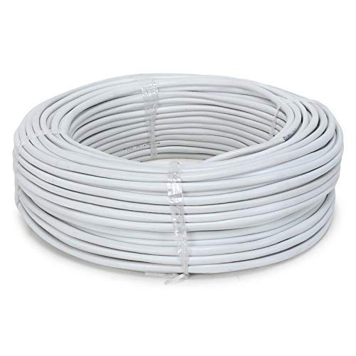 Ducab Cables Duflex Flexible Cable PVC Wire White Colour 100 M - Three