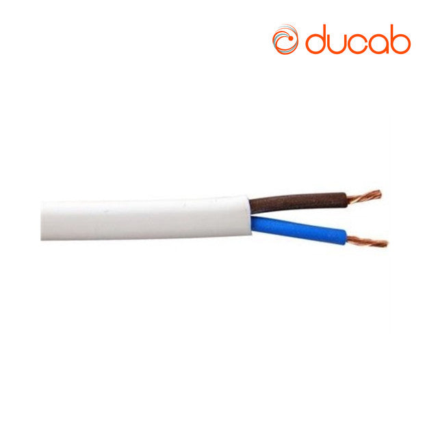 Ducab Cables Flam Bicc Cable Two core Wire - Red/ White Colour - 500 M