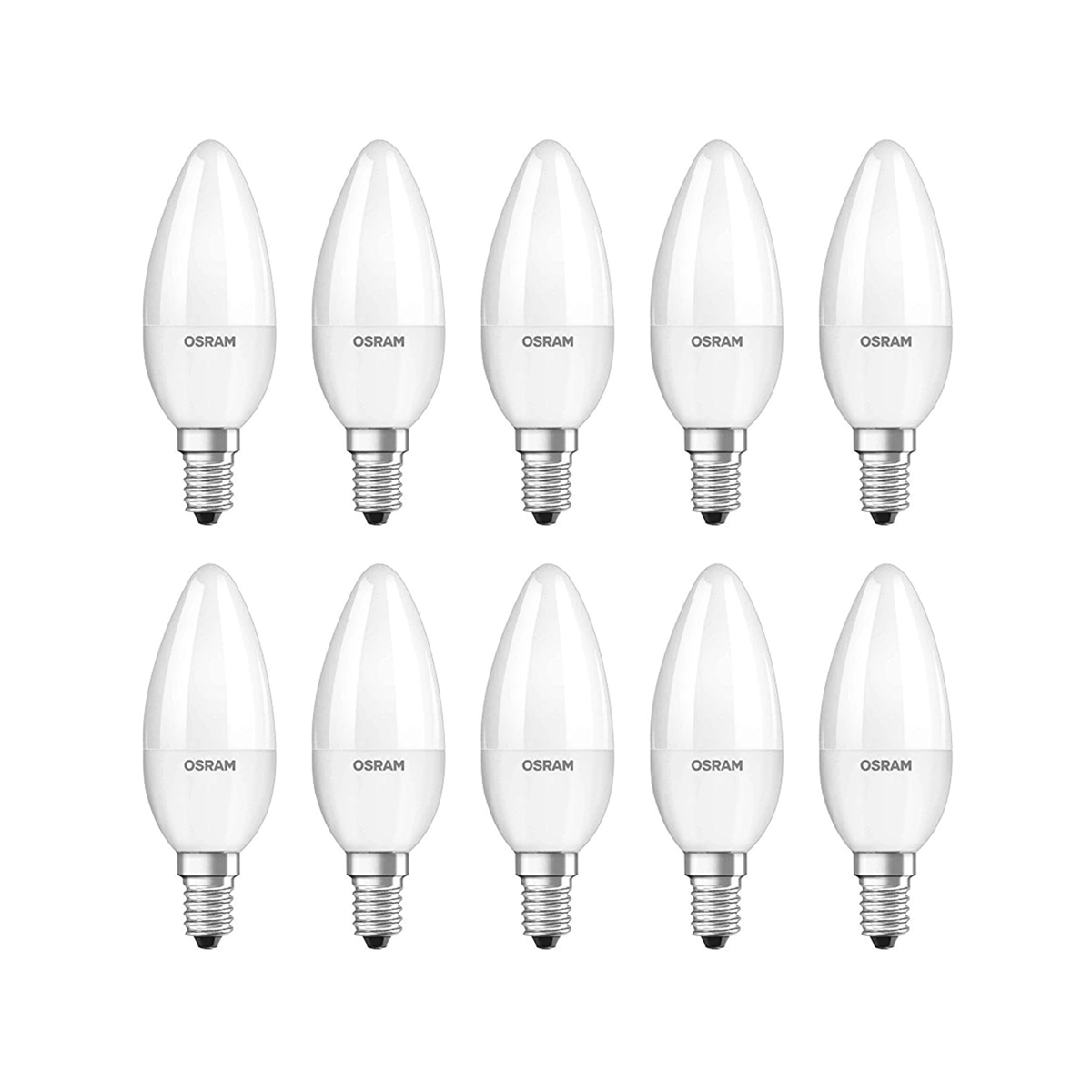 OSRAM LED Bulb E14 Candle Lamp 5W Warm White Dimmable 2700K