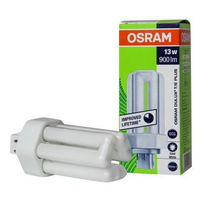 Osram Dulux T/E Plus 13W/840 Compact Fluorescent Lamp GX24Q-1 Base – C