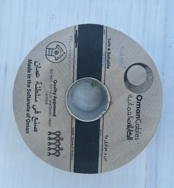 Oman Cables Copper wires Single core 100 Yards or 500M - Black, Yellow ...