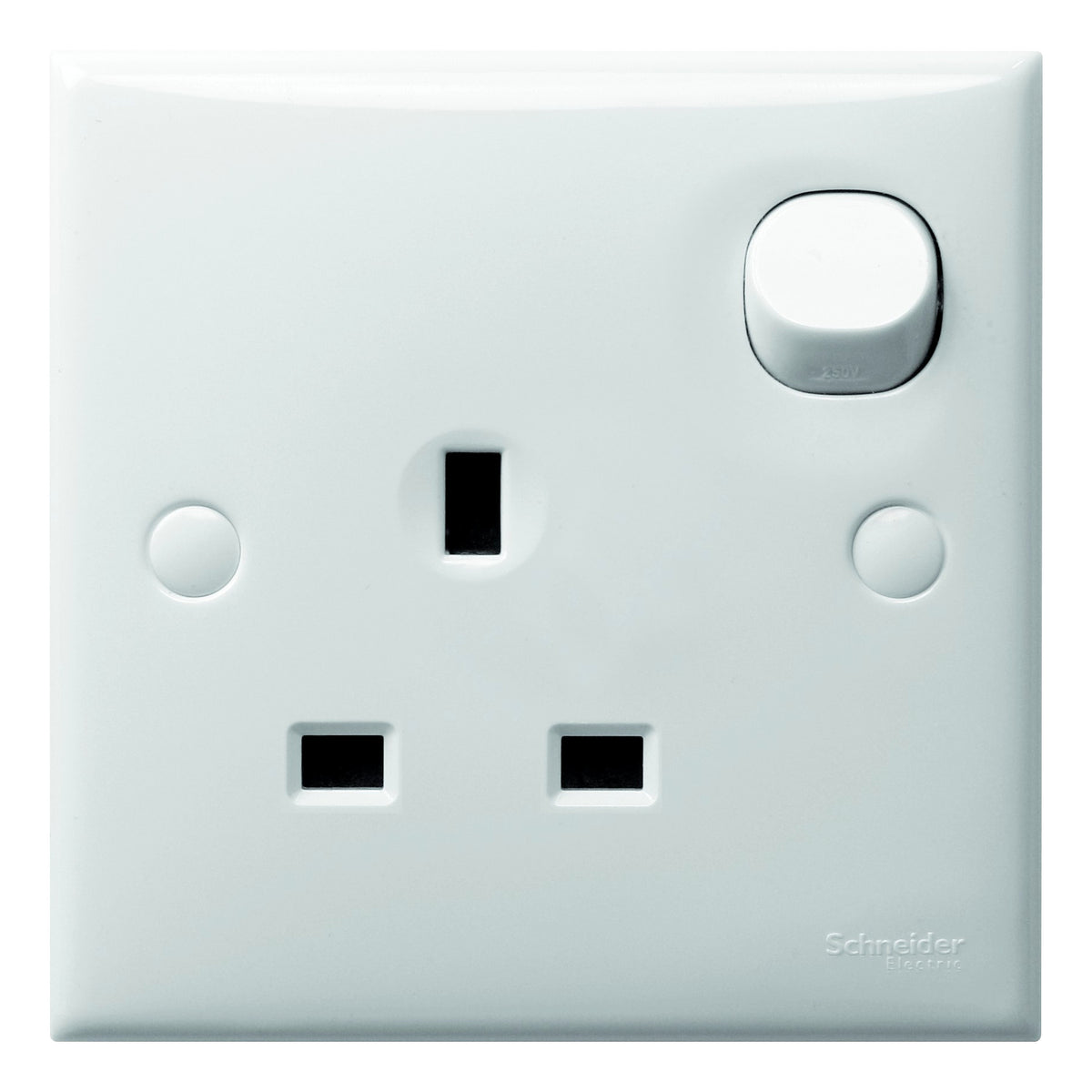 Schneider Electric S-Classic 1 Gang 13A Switched Socket Outlet, White