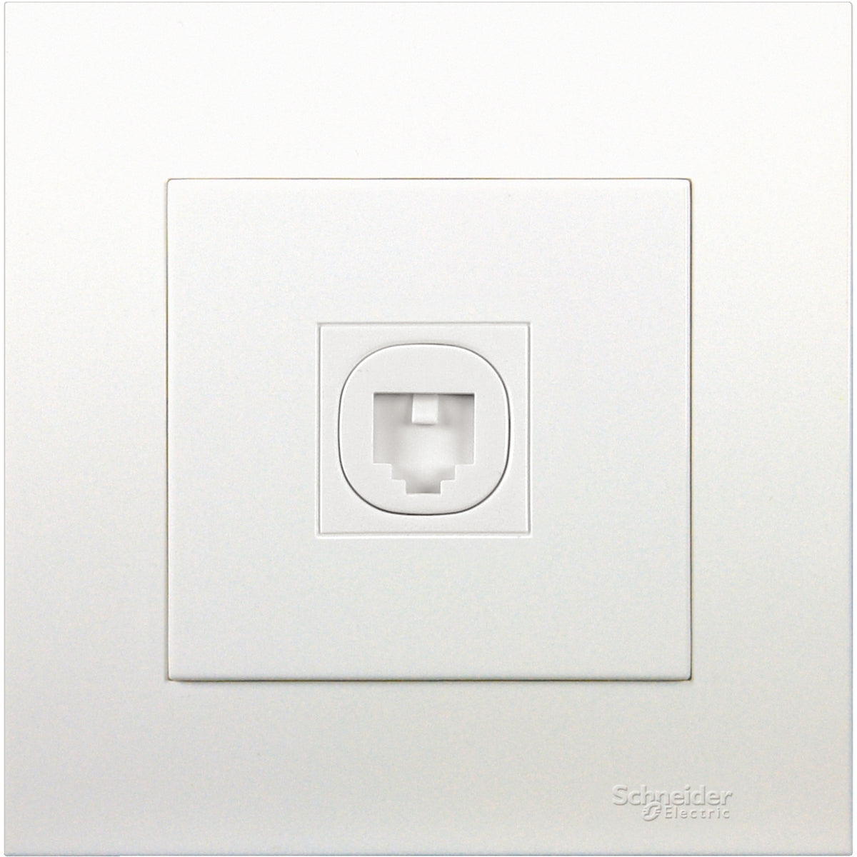 Schneider Electric 1 Gang Telephone Outlet with Shutter - KB31TS