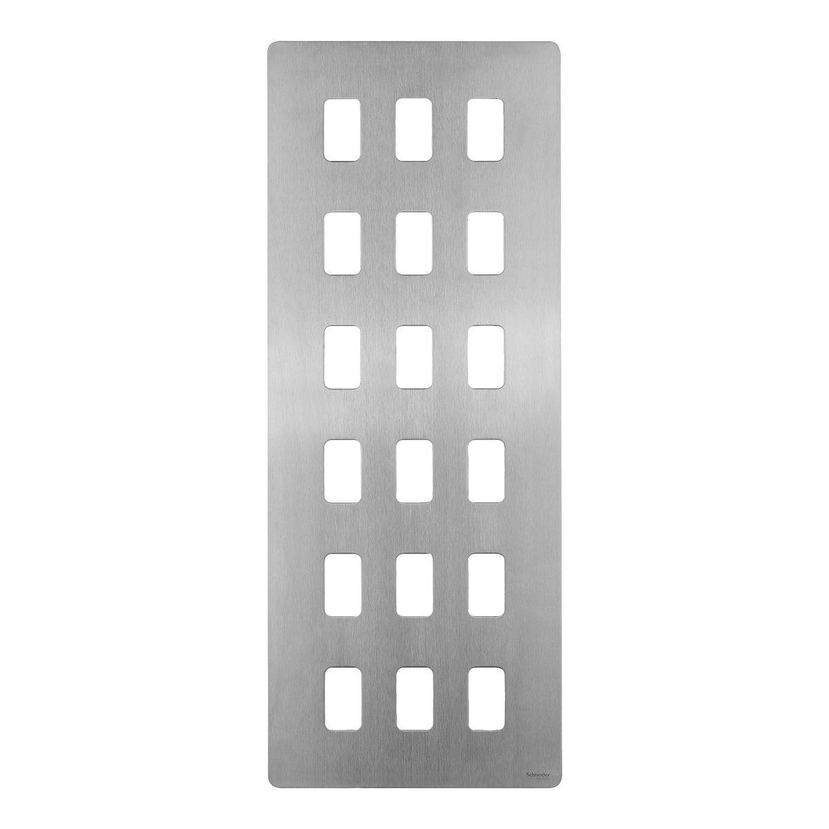Schneider Electric Ultimate - crewless plate Grid system - 18 gangs