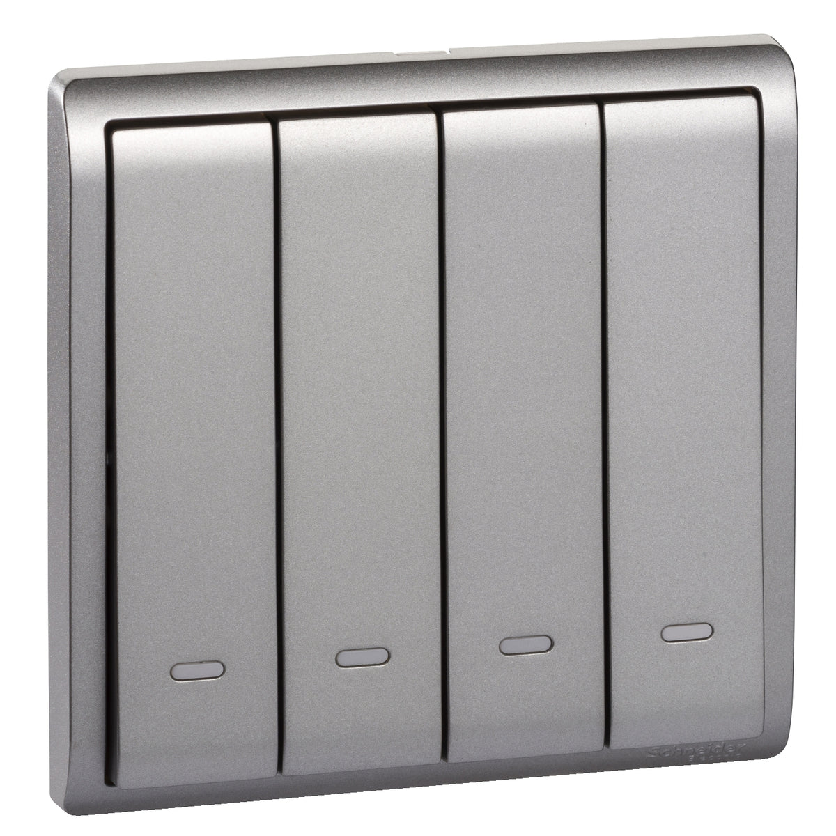 Schneider Electric 10AX 250V 4Gang 2way switched with Fluorescent Loca