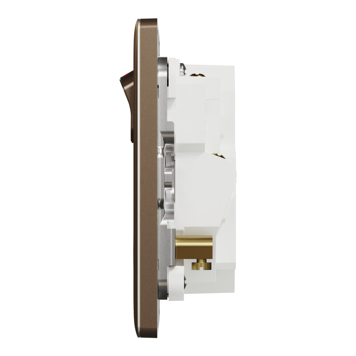 Schneider Electric Switched socket with USB, Unica X, 13A, 250V, 2 pol