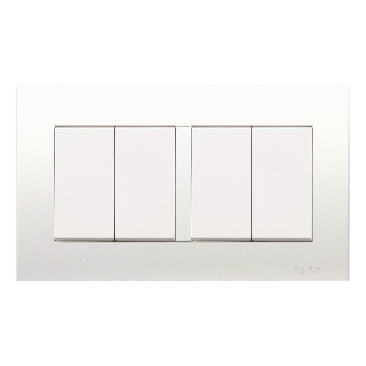 Schneider Electric Vivace 16AX 250V 4gang 1Way Switch - KB34/1