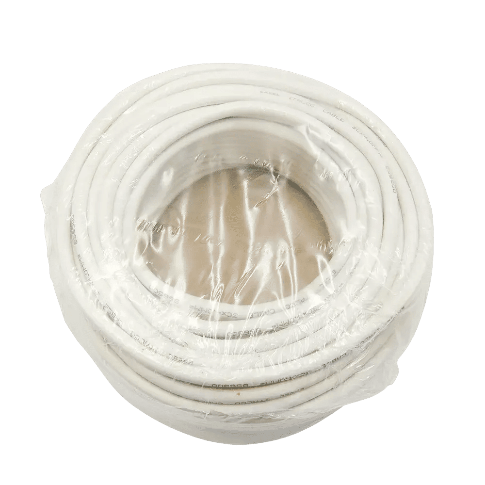 Ducab Cables Flam Bicc Cable Two core 1.5 SQMM Wire White Colour 500 M