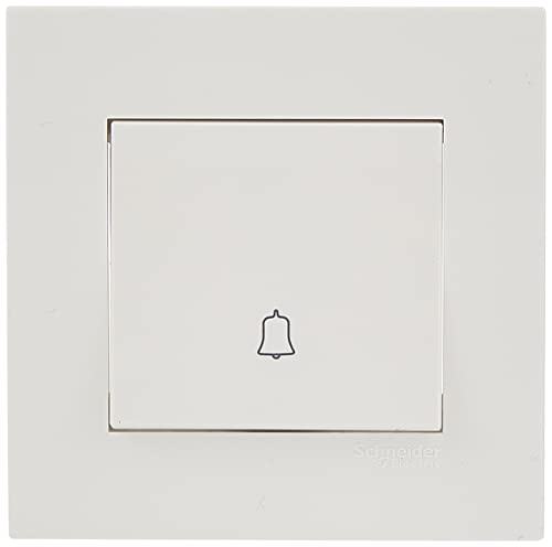 Schneider Electric KB31BPB Vivace White - Retractive Door Bell Switch ...