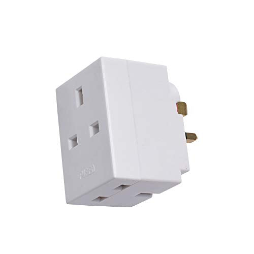 Schneider Electric Adaptor Plug Fused 13A 3 Ways