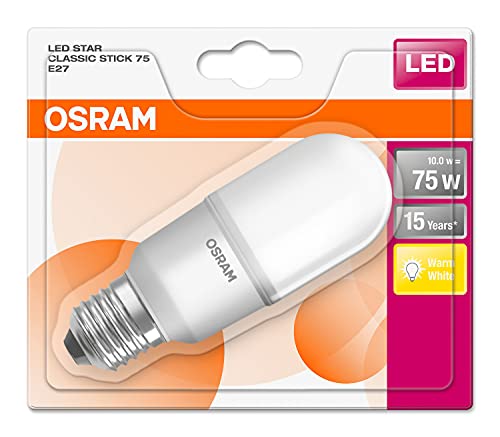 Osram LED Bulb Pack E27 Value Stick Frosted Warm White Lamp/ Cool Whit