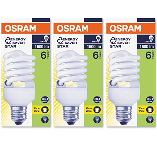 Osram Duluxstar Mini Twist E27 Spiral Shape Bulb Compact Fluorescent 2