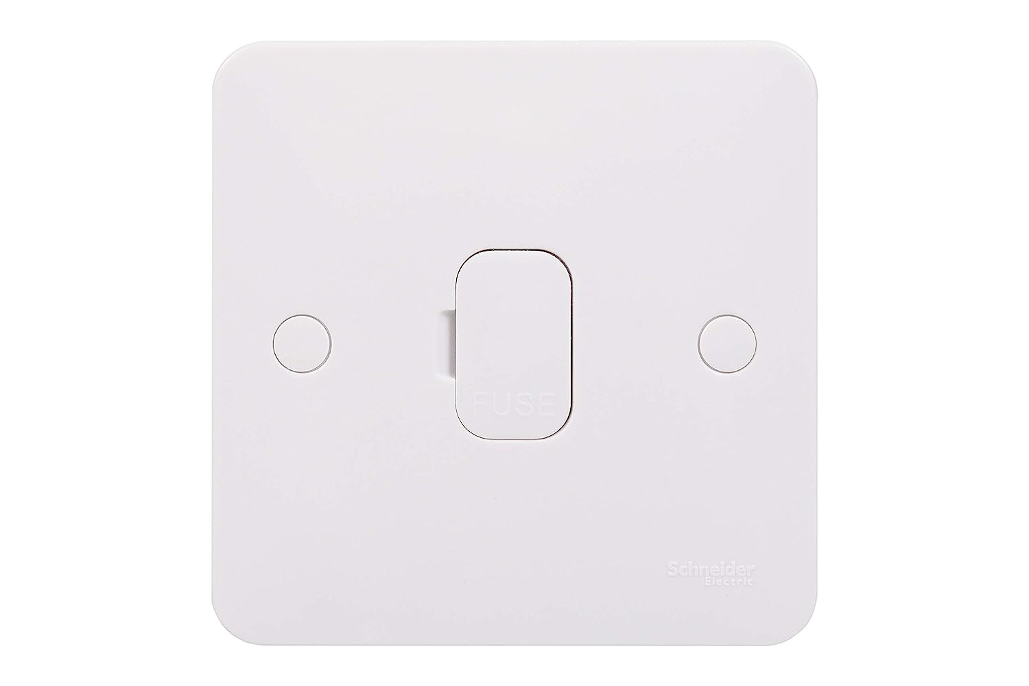 Schneider Electric Lisse White Moulded - Unswitched Single Fused Conne