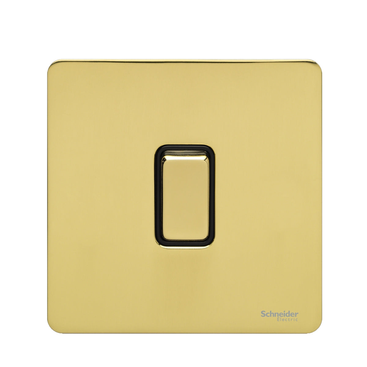 Schneider Electric Ultimate Polished Brass Screwless Gu1412Bpb 16Ax 1