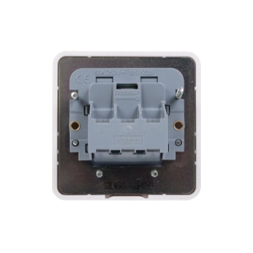 Schneider Electric Lisse - cooker connection unit - 1 gang - white mou