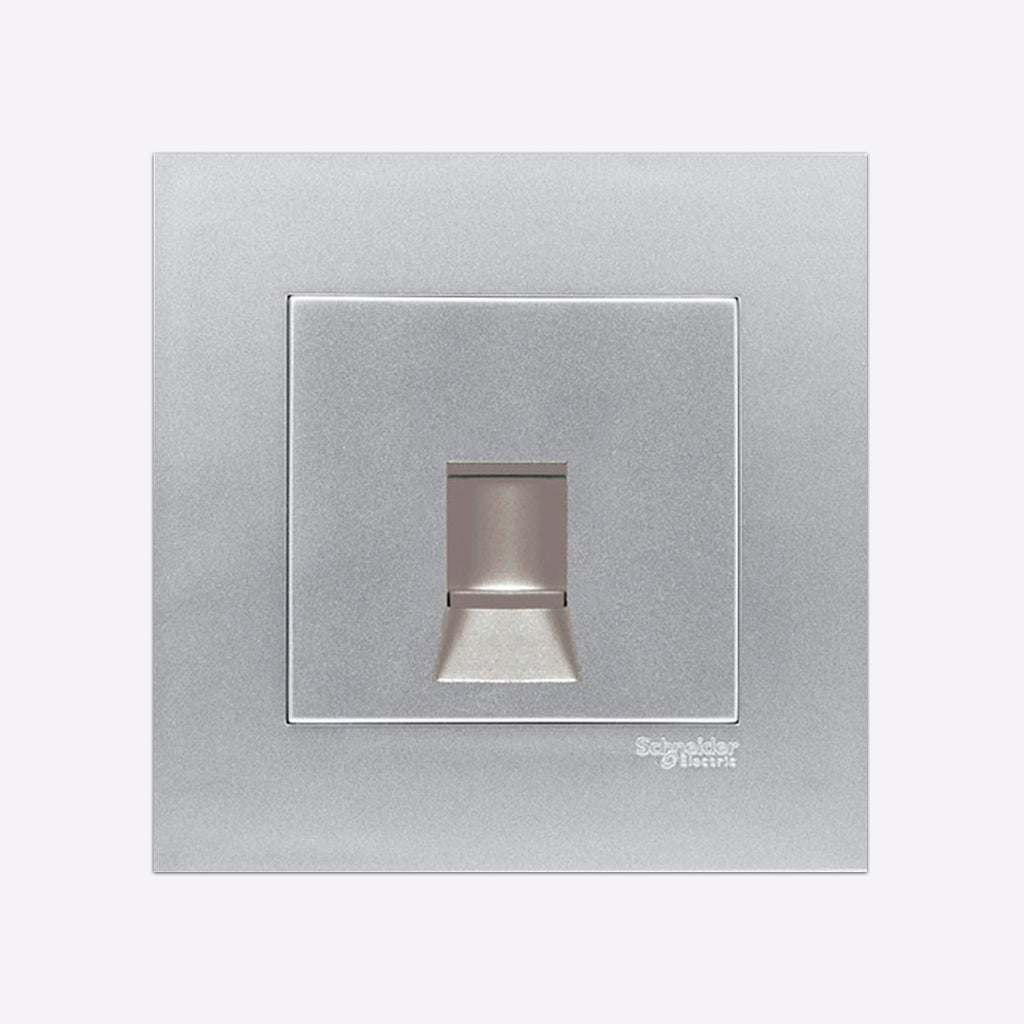 Schneider Electric 1 Gang Category 6 Data Outlet with Shutter - KB31RJ