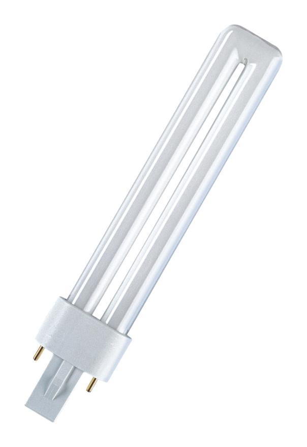 OSRAM DULUX S 9 Watts/ 11 Watts Fluorescent lamp Warm White / Day Ligh